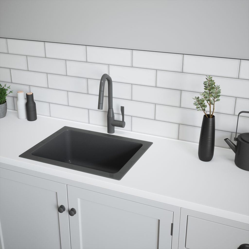 Granite Metal Straight Edge Tile Trim - Homelux