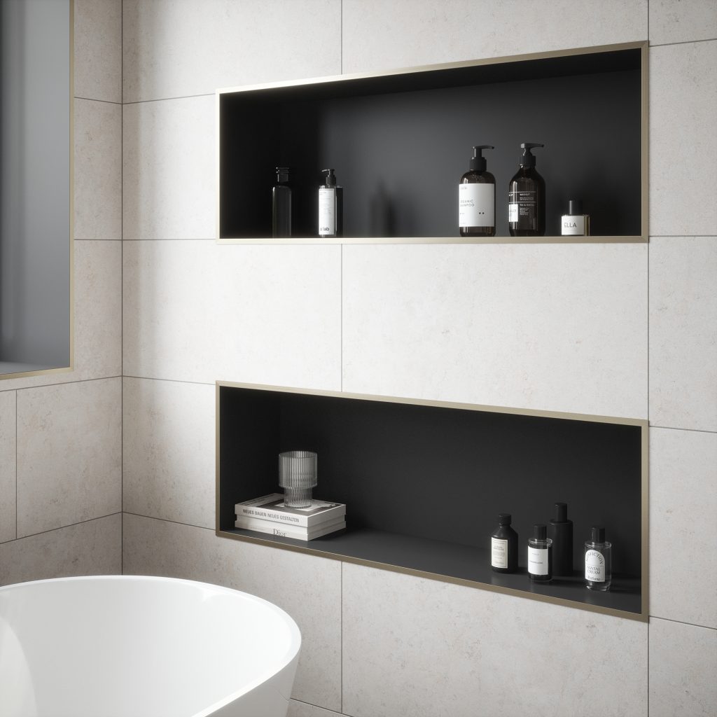 Light Brushed Gold Straight Edge Trim - Homelux